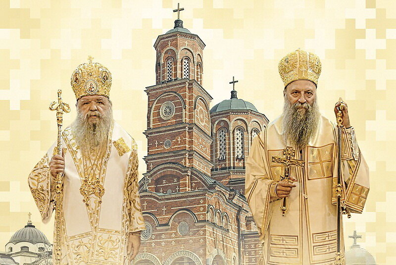 Patrijarh srpski i arhiepiskop ohridski i makedonski u manastiru u ...